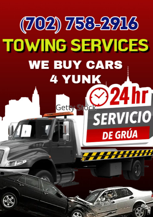 Towing services company business cards | PosterMyWall