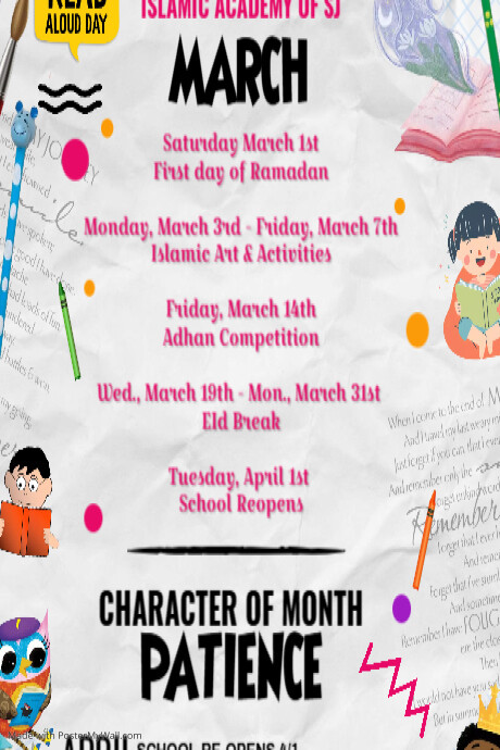 World Read Aloud Day Poster Template | PosterMyWall