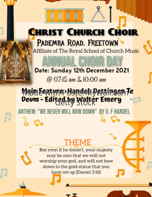 Copy of MUSIC AUDITIONS SIGN UP POSTER FLYER TEMPLATE | PosterMyWall