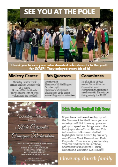 Blue Middle School Custom Newsletter Template | PosterMyWall