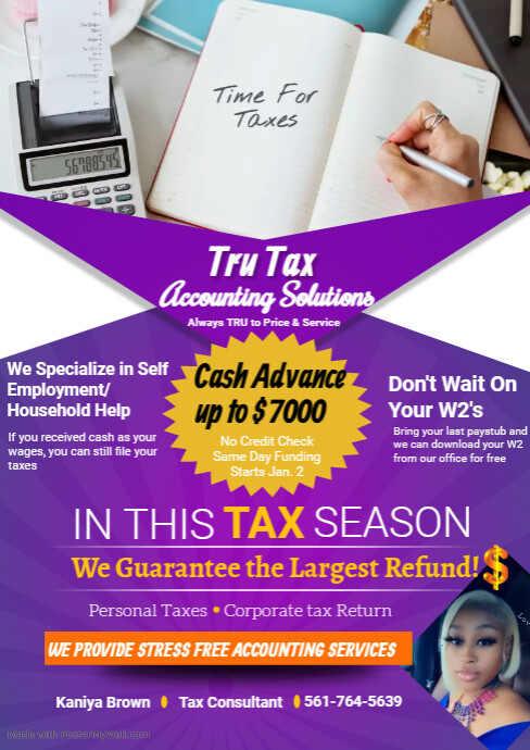 tax preparation services | PosterMyWall