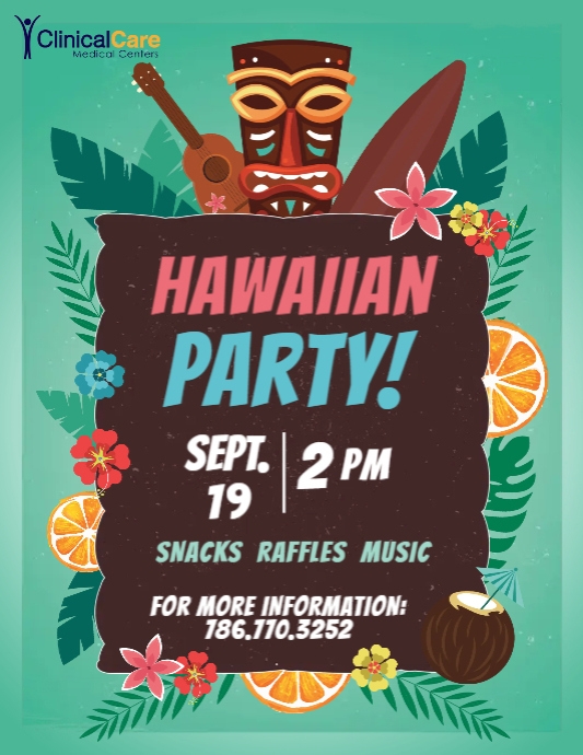 Aloha Hawaiian Party Template | PosterMyWall