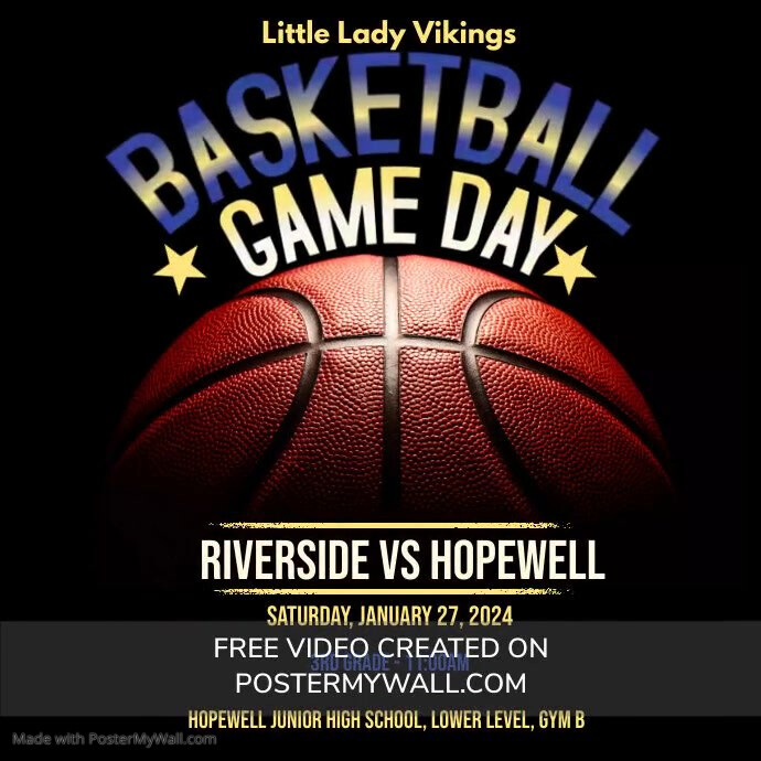 Basketball game day facebook instagram | PosterMyWall