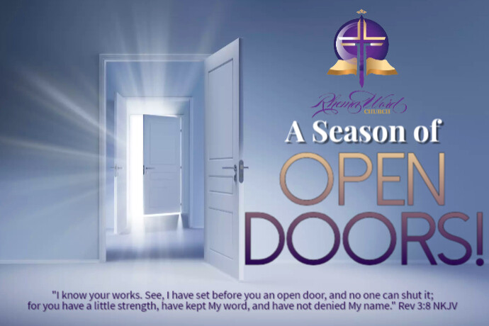 Copy of Open Doors banner5 (1) | PosterMyWall