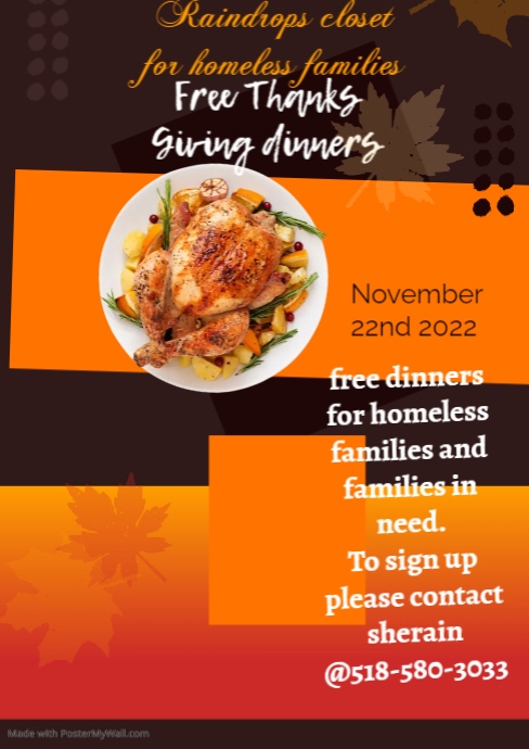 Copy of Thanks Giving Turkey Giveaway Flyer | PosterMyWall