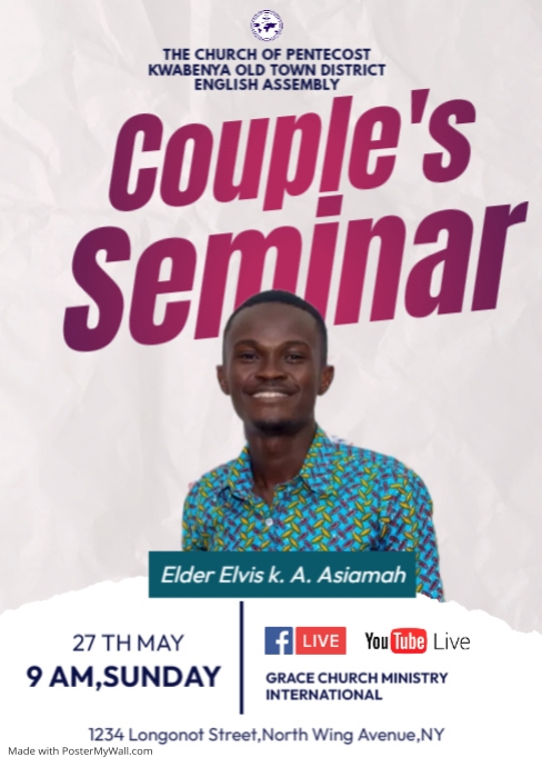 Copy of couples seminar SERVICE FLYER | PosterMyWall