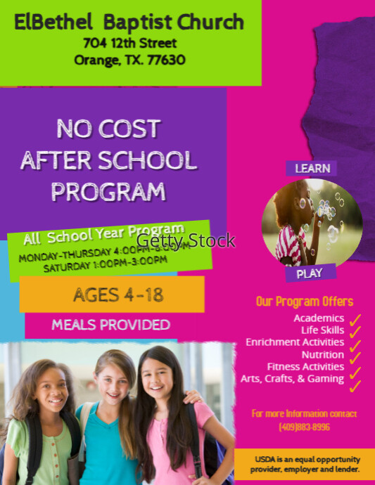 Purple College Afterschool Program Ad (1) | PosterMyWall