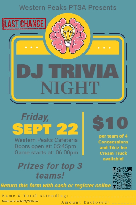 trivia night, trivia contest,event | PosterMyWall