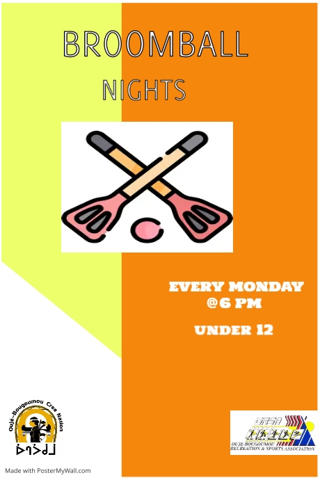 broomball under 12 | PosterMyWall