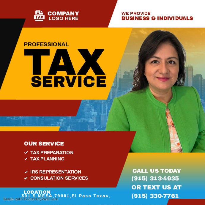 tax service flyer | PosterMyWall