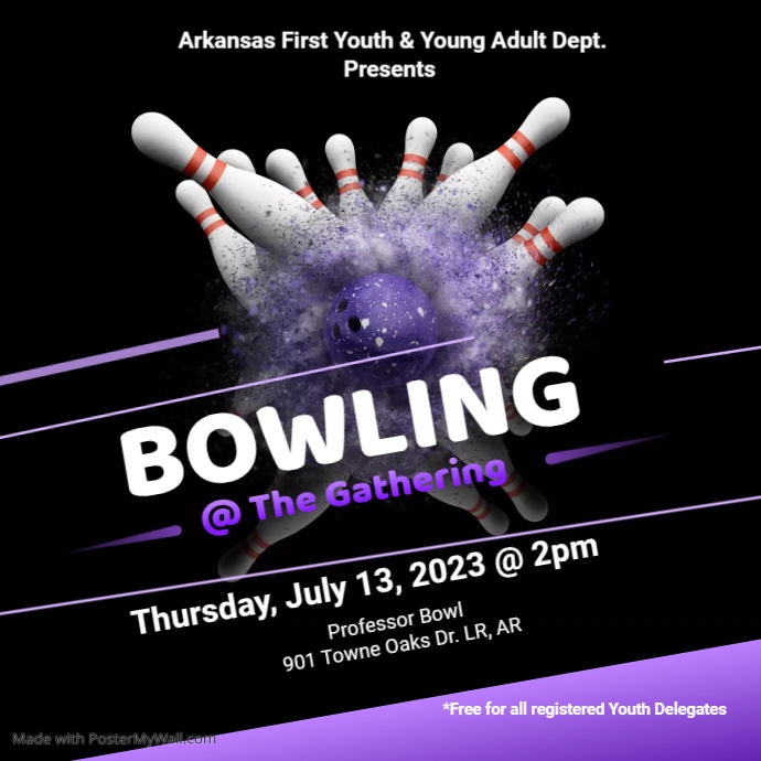 Bowling @ The Gathering | PosterMyWall