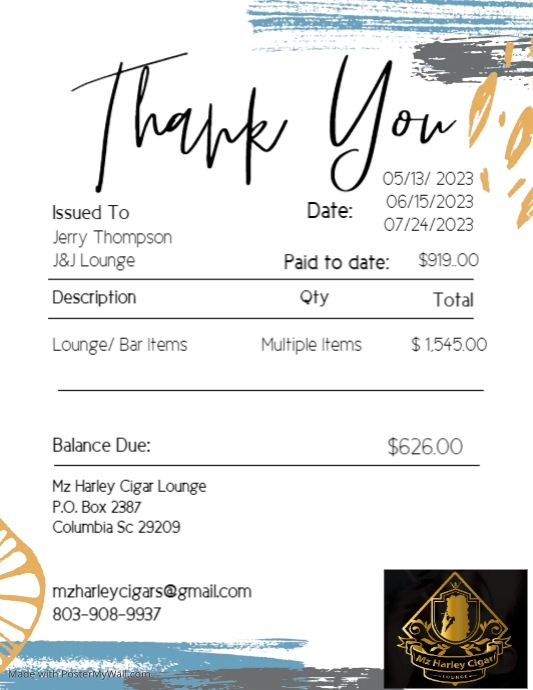 Invoice | PosterMyWall