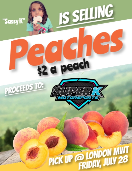 GROCERY STORE PEACHES SALE | PosterMyWall
