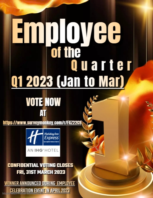 Best Employee Award Flyer Design | PosterMyWall