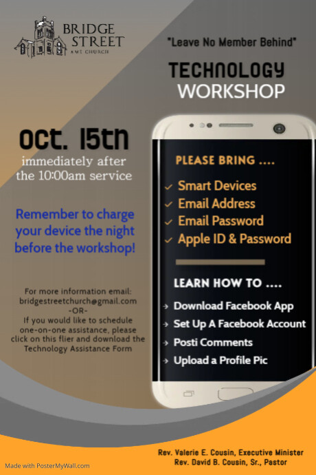 Technology Workshop | PosterMyWall