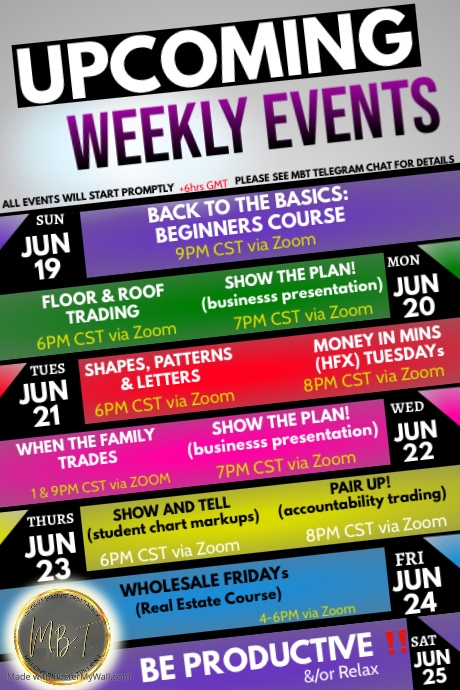 Copy of PIP SQUAD WEEKLY EVENTS | PosterMyWall