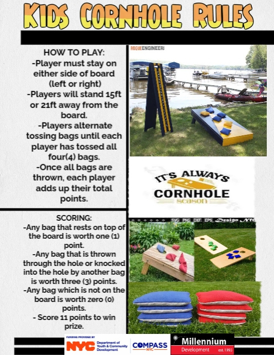 Cornhole Flyer Design Template | PosterMyWall