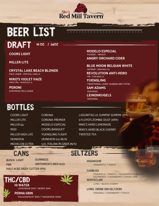 BEER LIST | PosterMyWall
