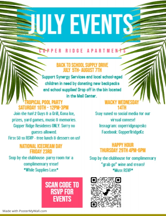 july events | PosterMyWall