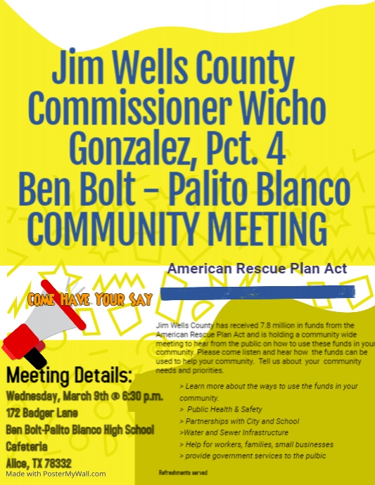 Copy of Community Meeting Flyer | PosterMyWall