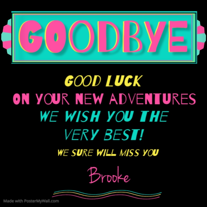 Going Away Greeting Card | PosterMyWall