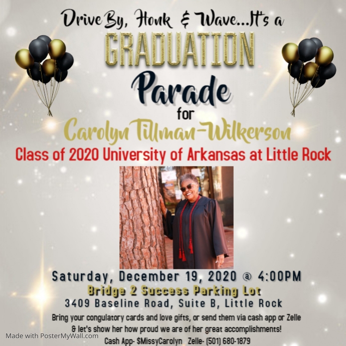 Carolyn - GRADUATION 2020 PARADE FLYER TEMPLATE | PosterMyWall