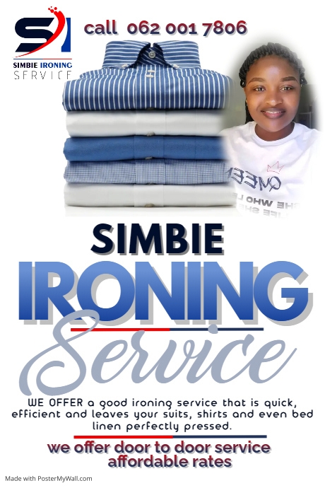 Ironing Service Poster | PosterMyWall
