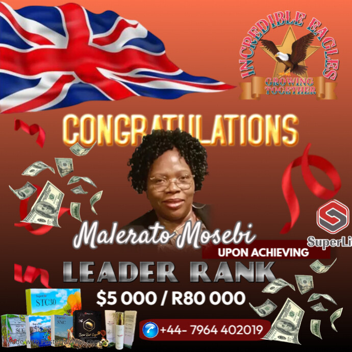 Copy of Malerato Mosebi | PosterMyWall