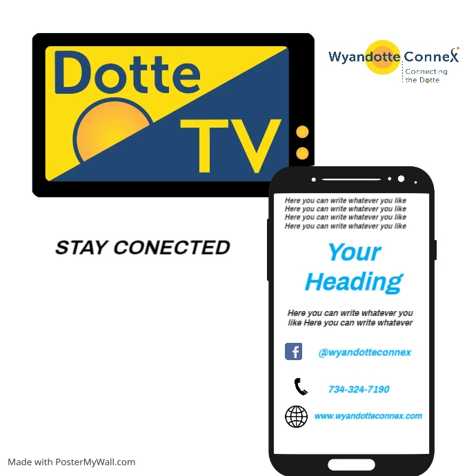 ONLINE STREAM STREAMING AD | PosterMyWall