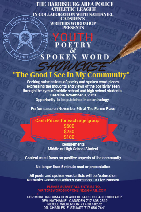 Writing Contest flyer template (1) | PosterMyWall