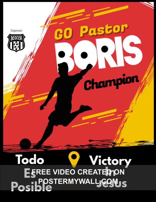 Pastor Boris Go | PosterMyWall