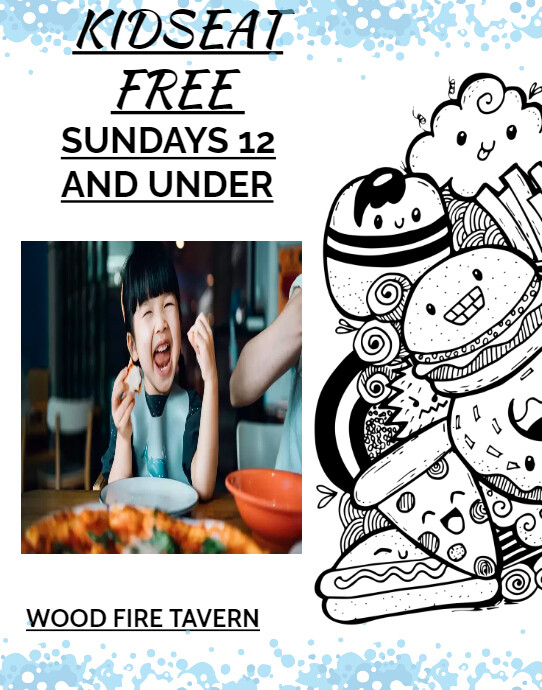 Kids Menu Template Flyer | PosterMyWall