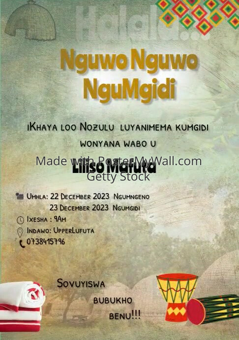 Umgidi Poster | PosterMyWall