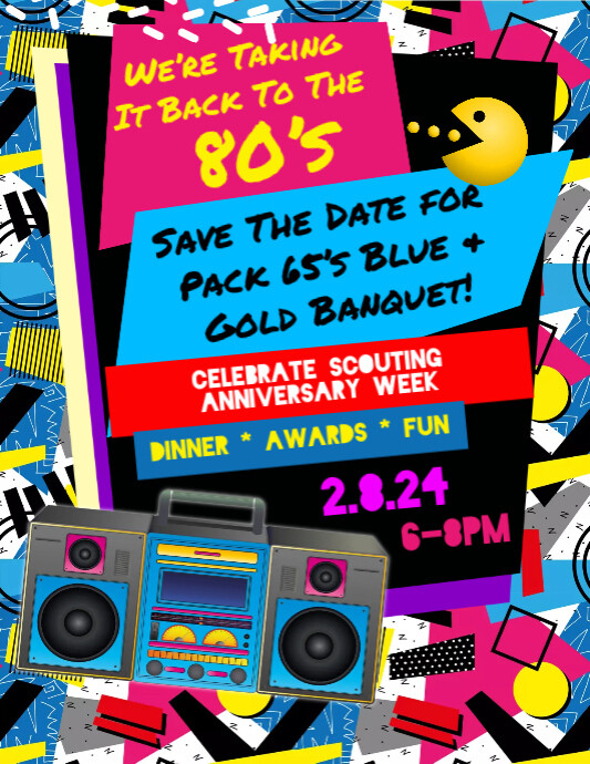 80'S Night Flyer | PosterMyWall