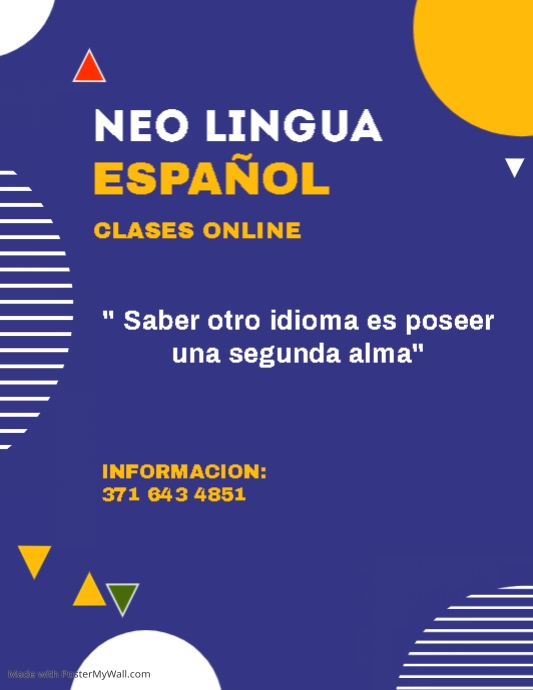 Copy of Languages online classes flyer template | PosterMyWall