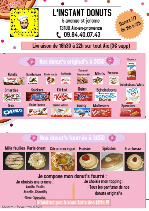 Copy of Copie de Donut Birthday Party | PosterMyWall