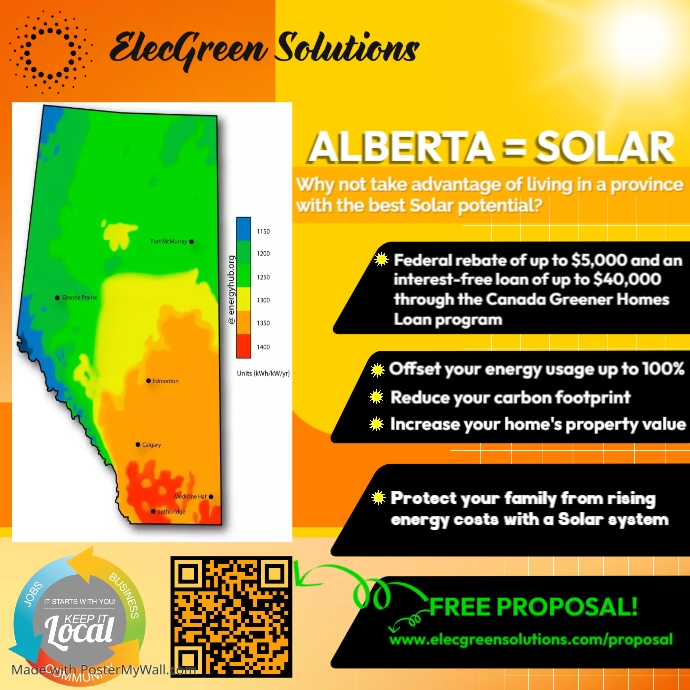 Copy of Alberta = Solar 2 | PosterMyWall