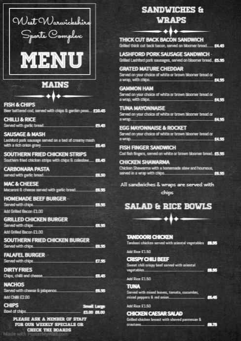 May 2021 Menu | PosterMyWall