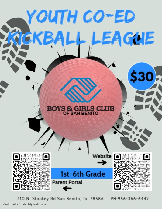 Kickball Game Flyer Design Template | PosterMyWall