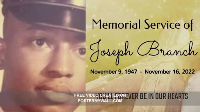 Holding Slide for Memorial - 2 | PosterMyWall