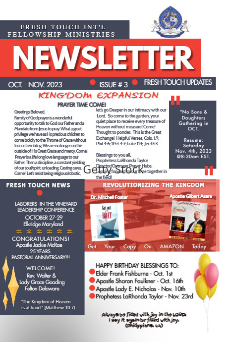 Red Newsletter for School Design (1) | PosterMyWall