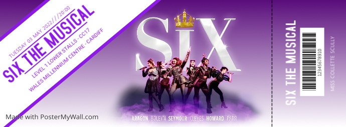 Copy of Copy of Purple Music Event Ticket Template | PosterMyWall