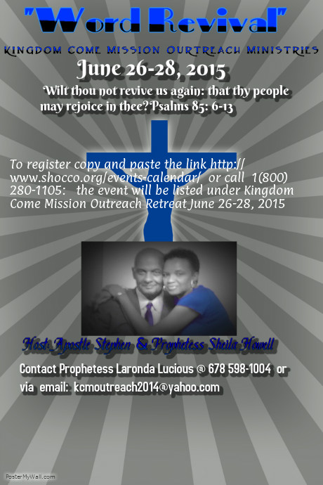 Word Revival 2015 | PosterMyWall