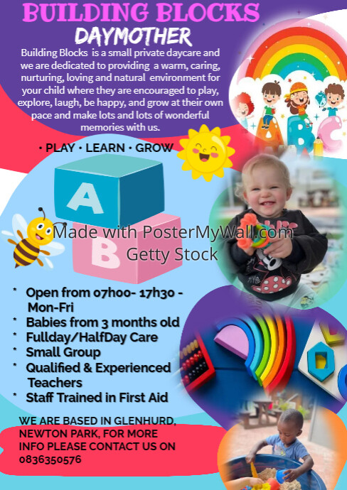 Copy of Daycare Preschool Flyer Template | PosterMyWall