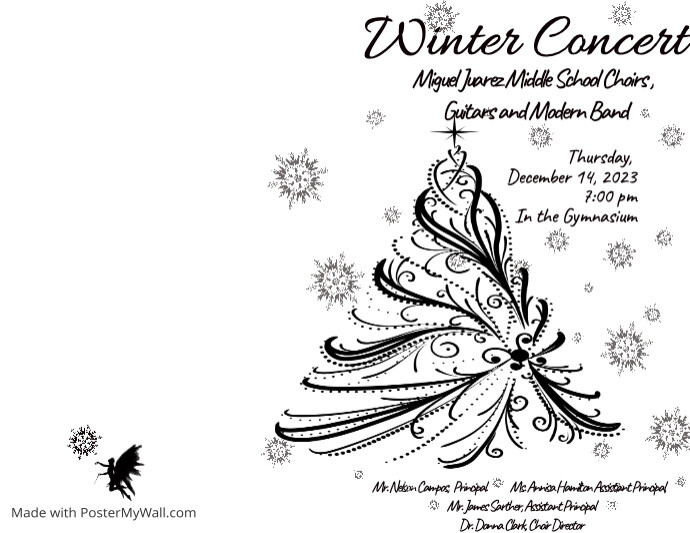 Copy of Winter Concert Poster (1) | PosterMyWall