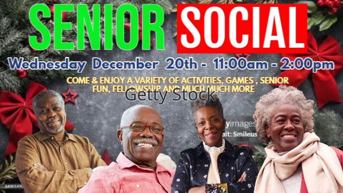 Senior Social template (1) | PosterMyWall