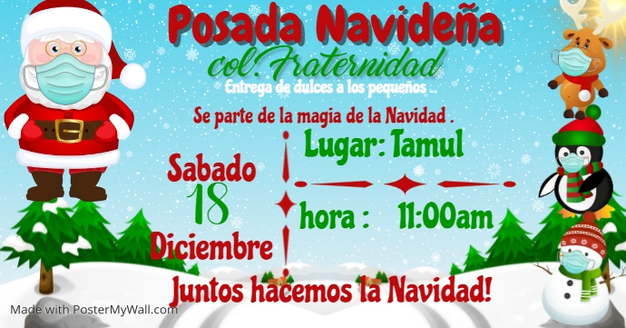 Copy of Copia de Mask Party Facebook | PosterMyWall