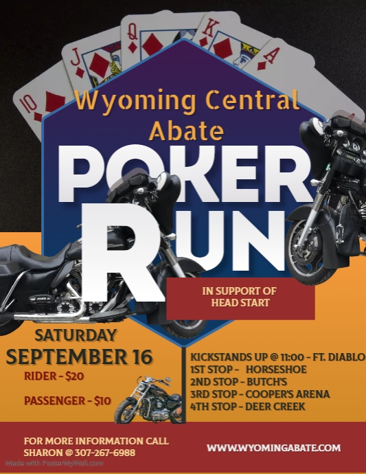 Poker Run Flyer | PosterMyWall