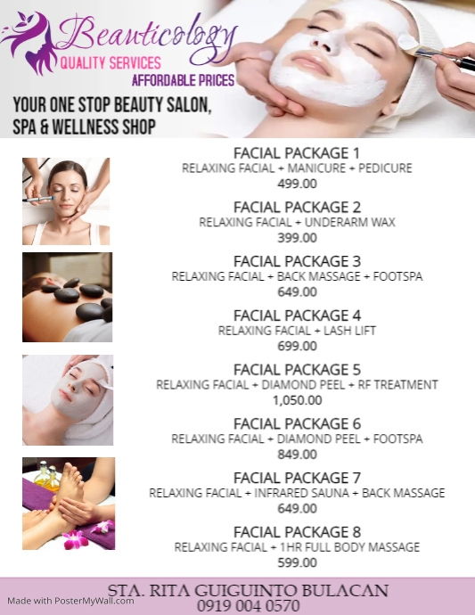 Copy of FACIAL PACKAGE | PosterMyWall