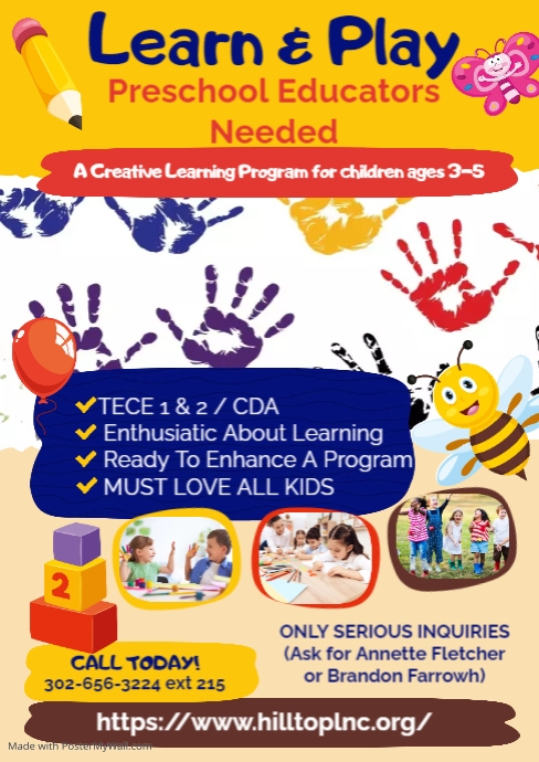 Copy of Learn & Play Preschool Flyer Ad | PosterMyWall